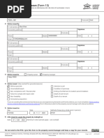 Form 9 Entry Notice for Tenants | PDF | Leasehold Estate | Private Law