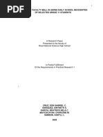 Sample Descriptive Research Title | PDF | Career & Growth