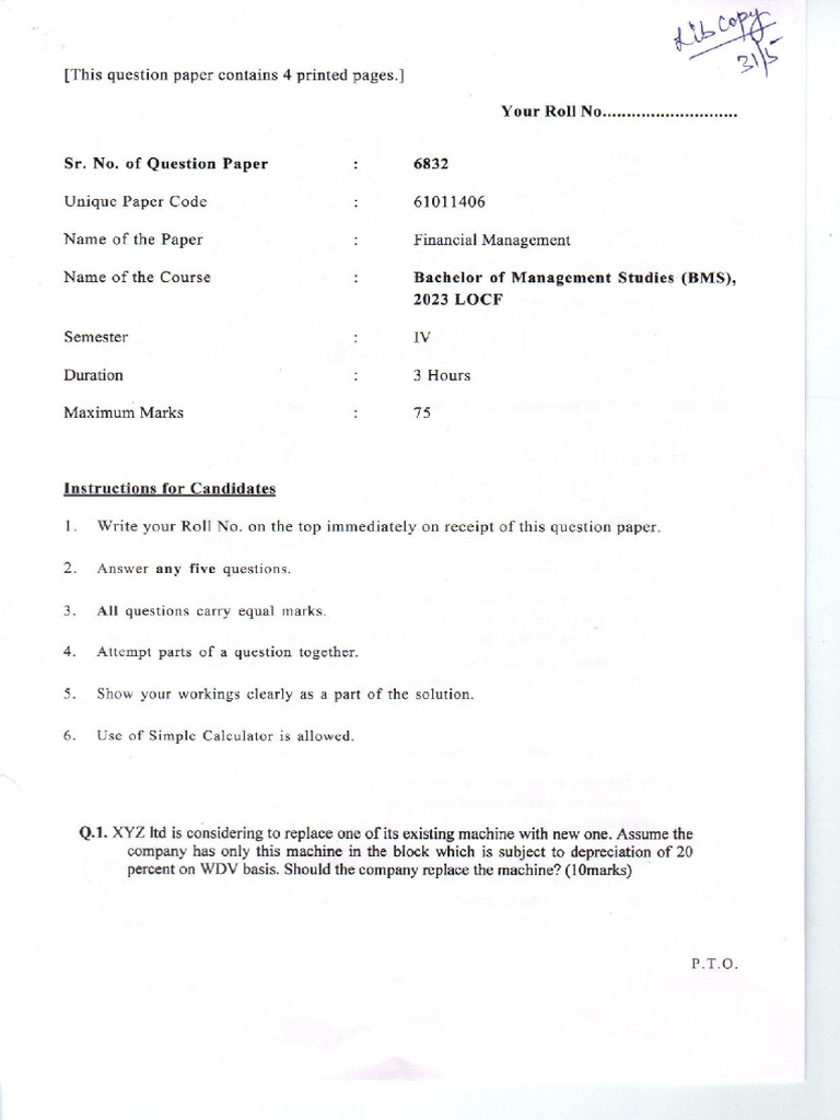 2023 Financial Management | PDF