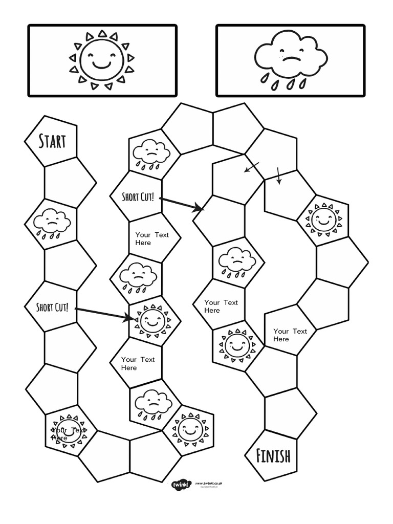 T T 11746A Weather Themed Editable Board Game Black and White | PDF
