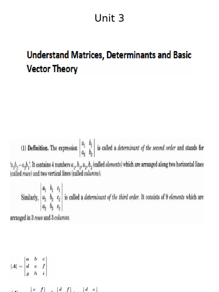 Properties of Determinants | PDF