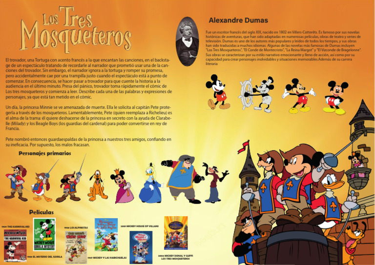 Alexandre Dumas y sus Mosqueteros | PDF | Los tres mosqueteros ...