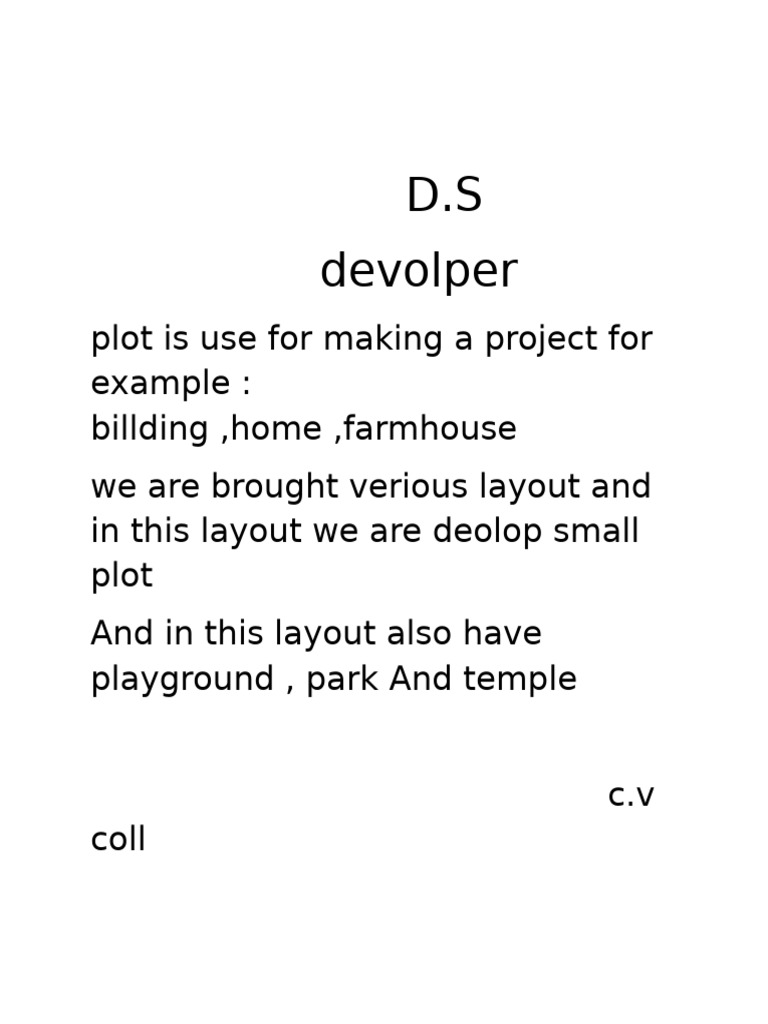 D.S Devolper | PDF