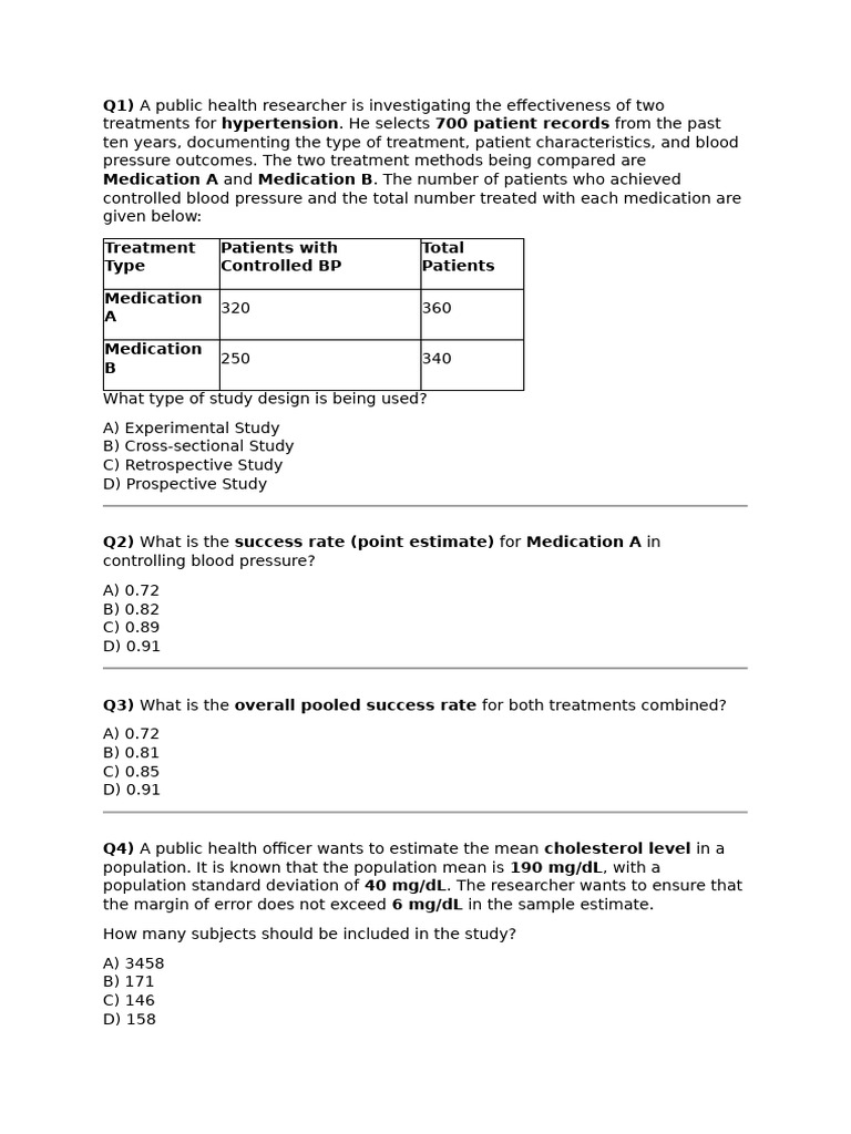 Exercise Statistical Estimation and Normal Distribution | PDF