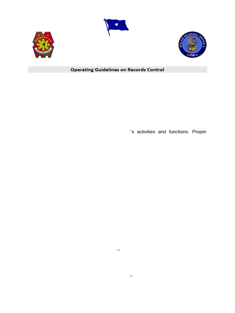 2 PRO 3 PNP QMS OG Records Control | PDF | Records Management ...