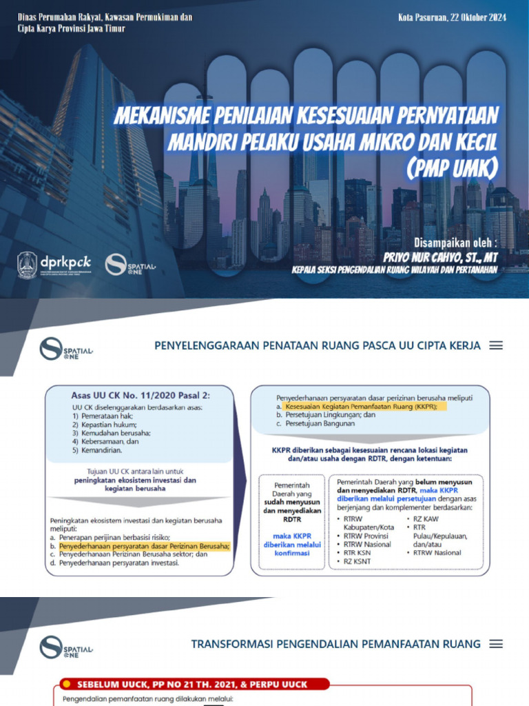 Bahan Paparan Penilaian PMP Umk | PDF