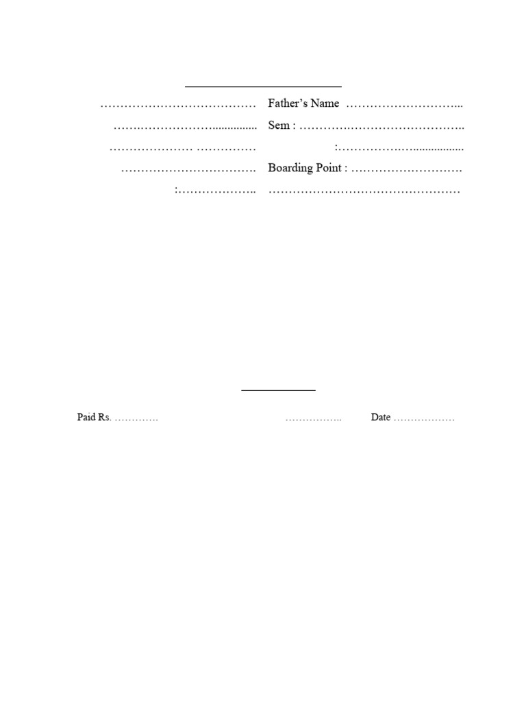 Important Notice Bus Fees Even-Sem'2025[1] | PDF