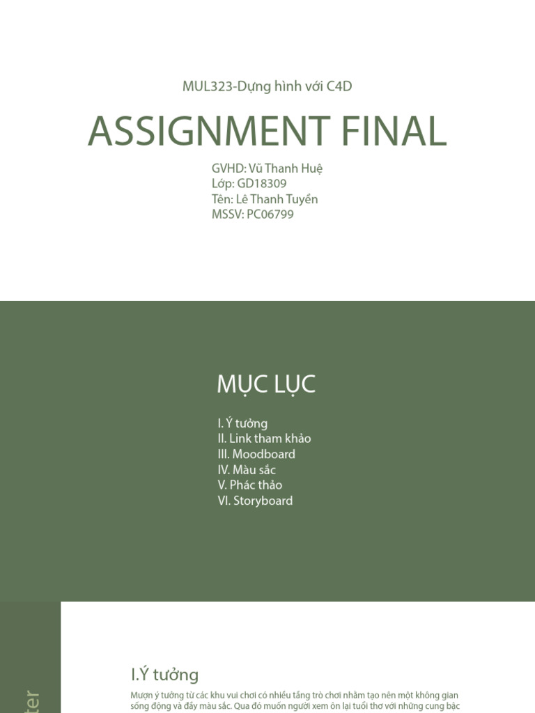 MUL323 PC06799 LeThanhTuyen AssignmentFinal | PDF