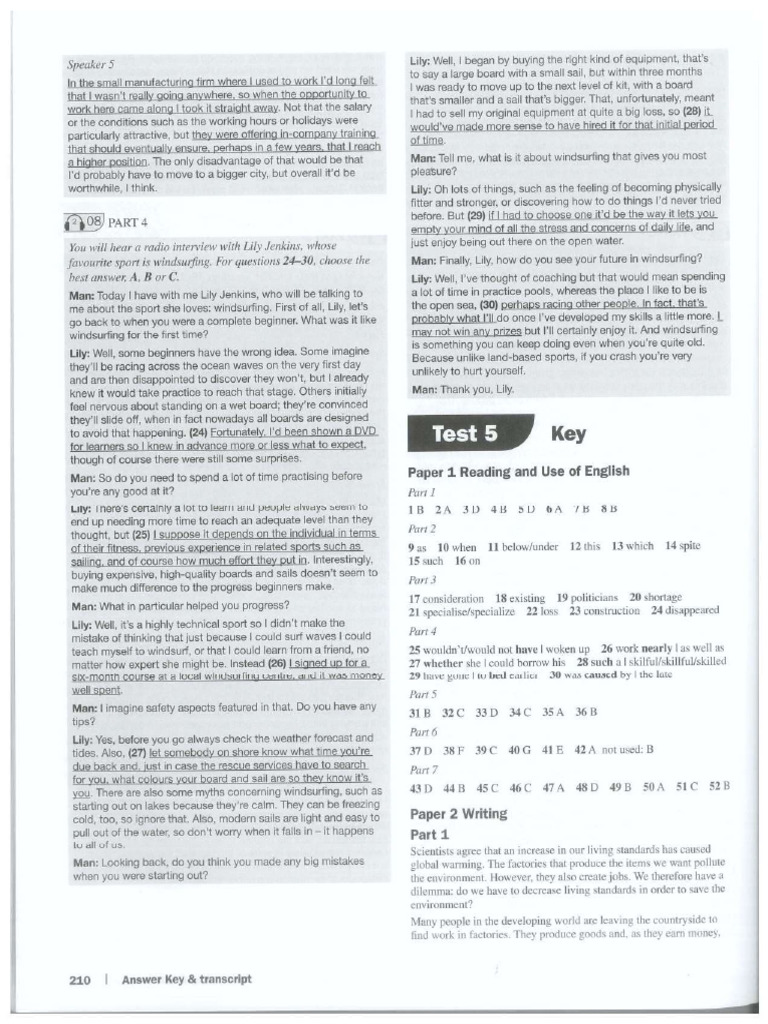 4to A 6to Fce-Keys | PDF