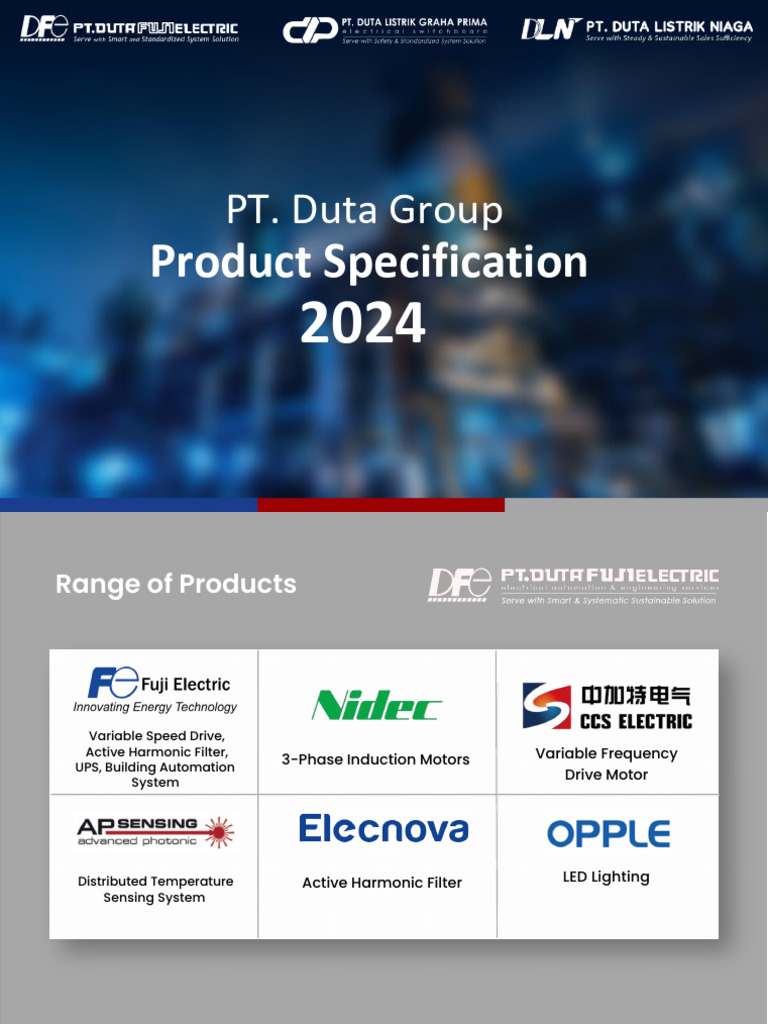 Booklet Produk PT DUTA PDF | PDF | Electricity | Equipment