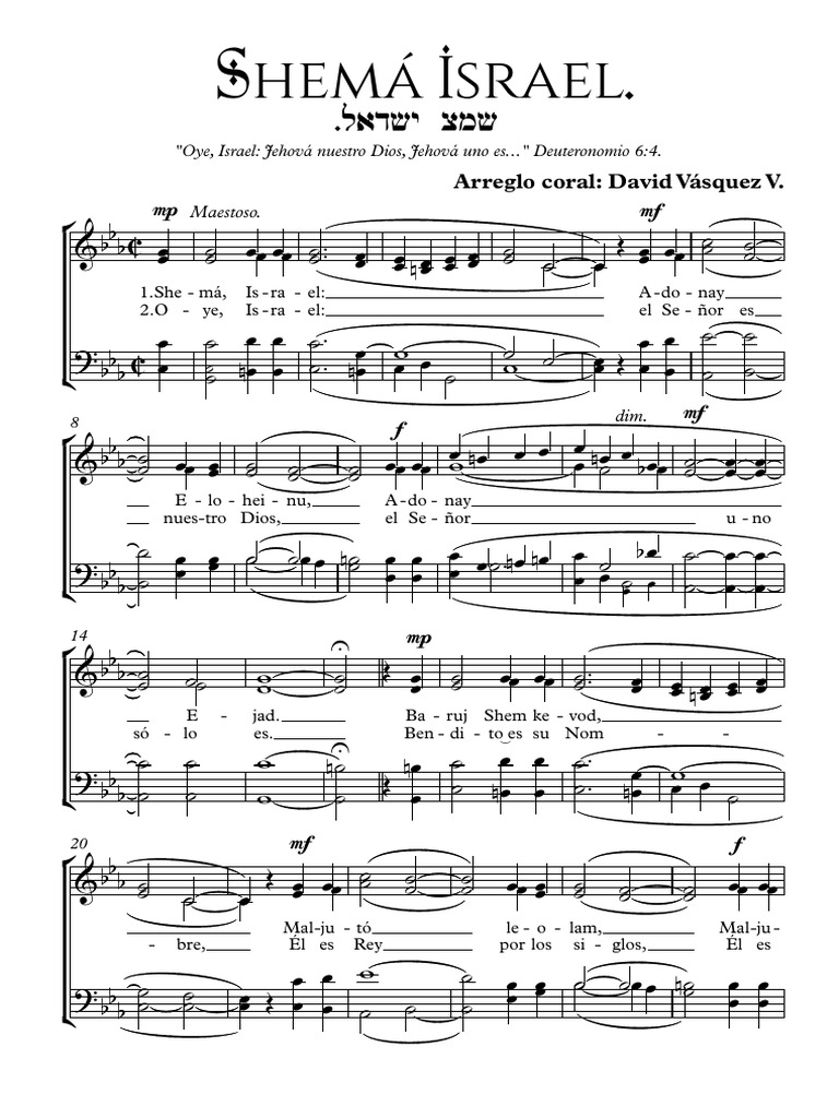 SHEMÁ ISRAEL | PDF