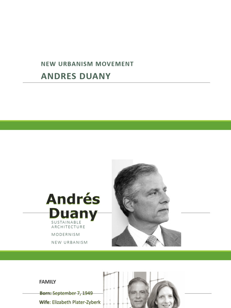 Andrés Duany and New Urbanism Insights | PDF | Urbanization | Urban ...