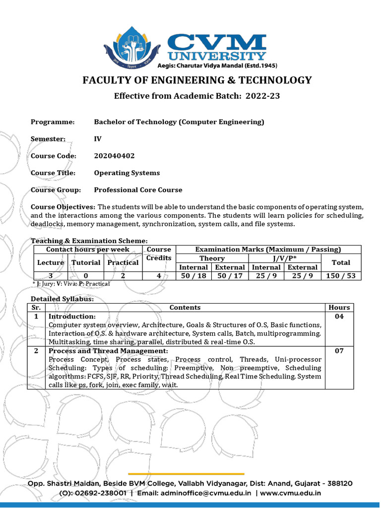 Operating Systems | PDF | Process (Computing) | Scheduling (Computing)