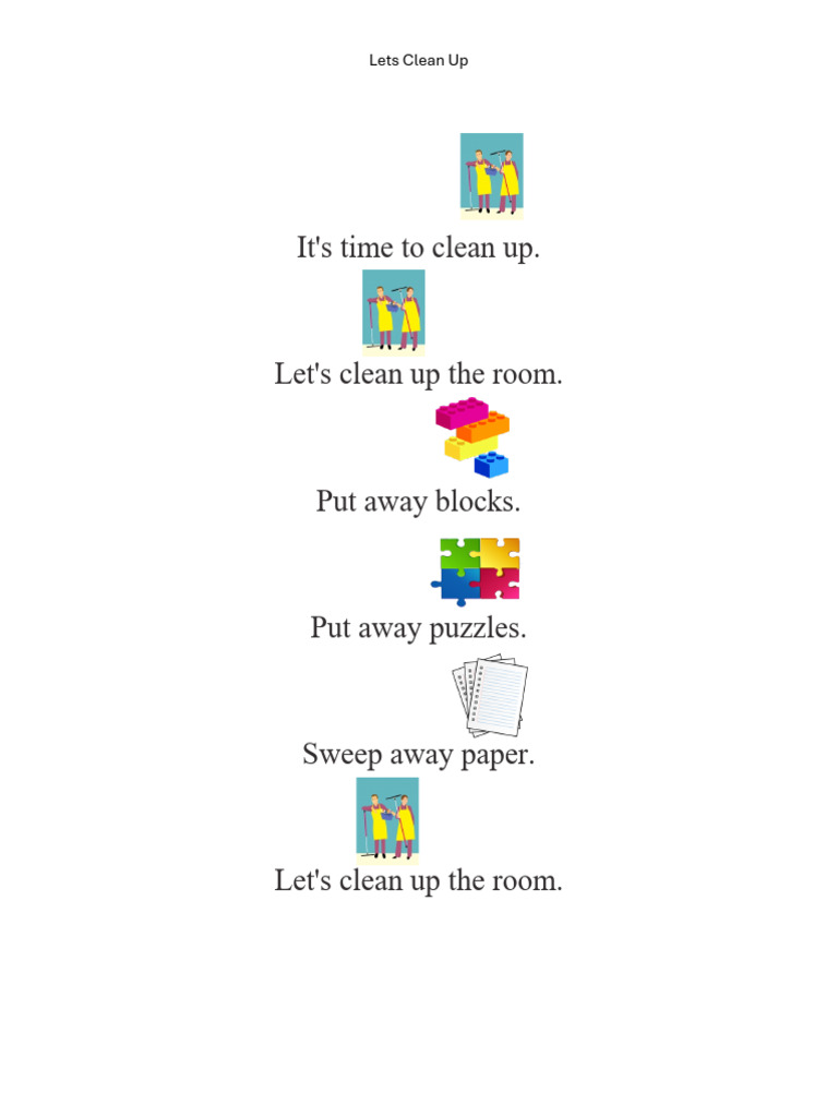 Lets Clean Up | PDF