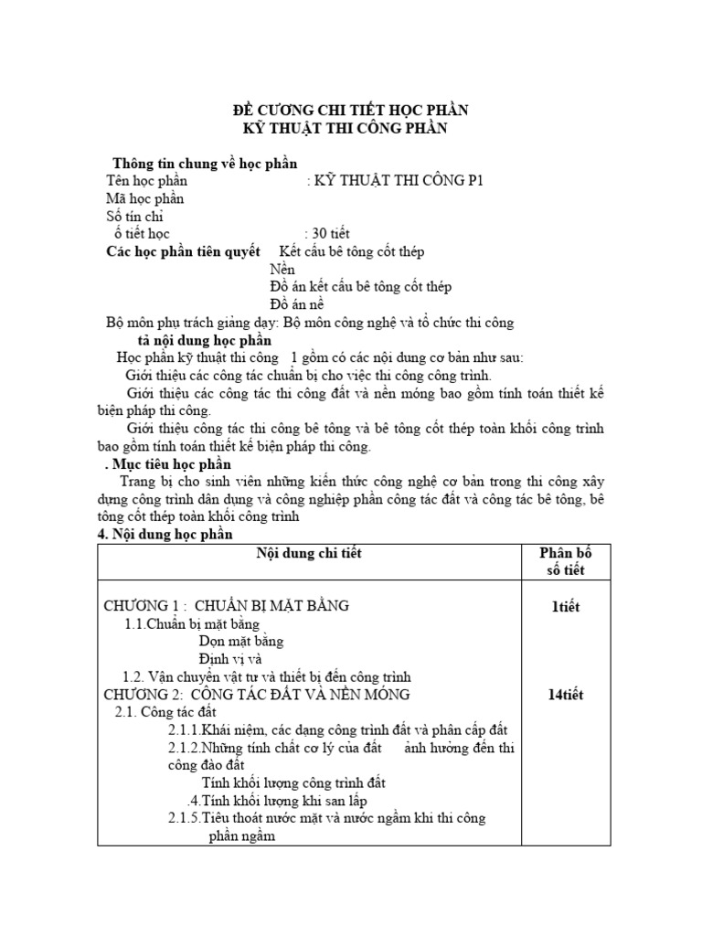 De Cuong Mon KTTC 1 | PDF