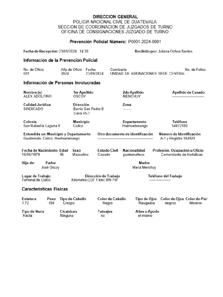 Prevención Policial Crmi | PDF