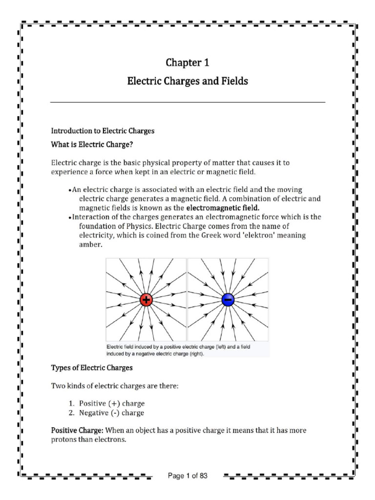 Electrostatics | PDF