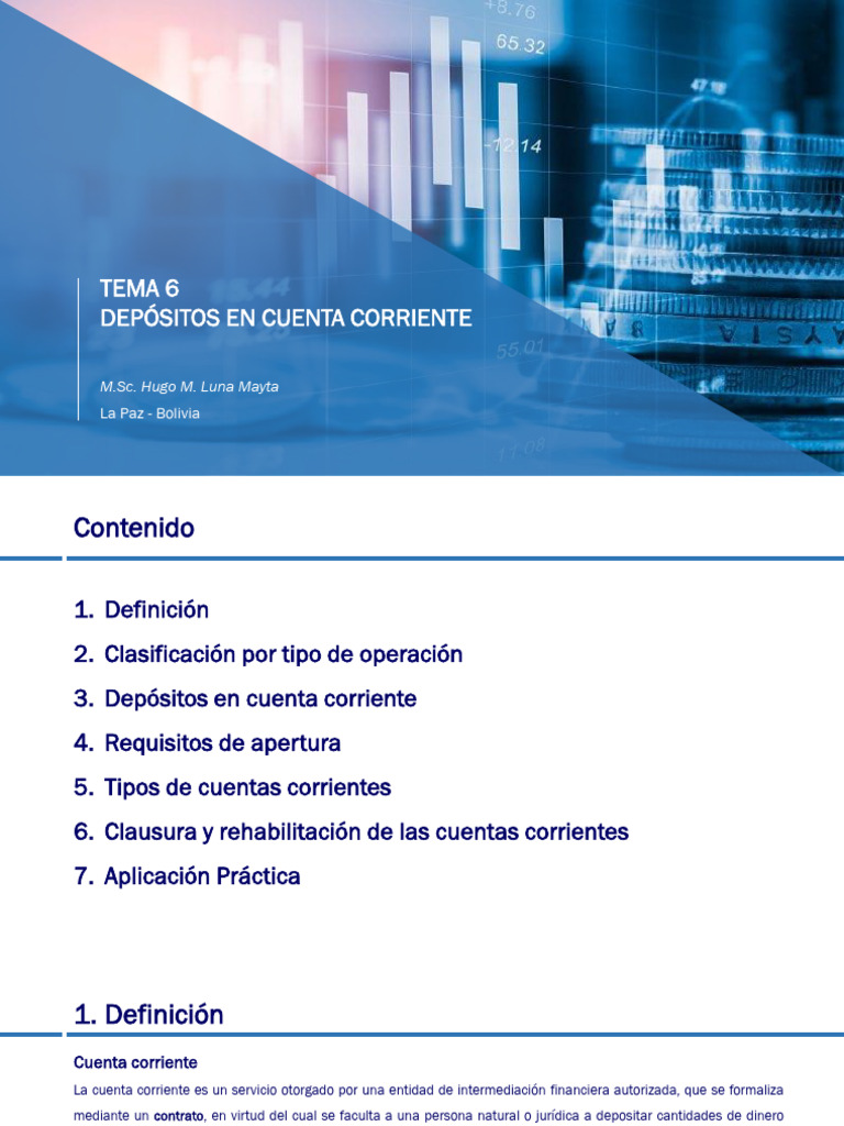 Depósitos en Cuenta Corriente: Guía Completa | PDF | Cheque | Bancos