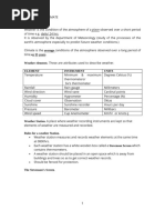 Geography S1 Notes Overview | PDF | Fog | Precipitation