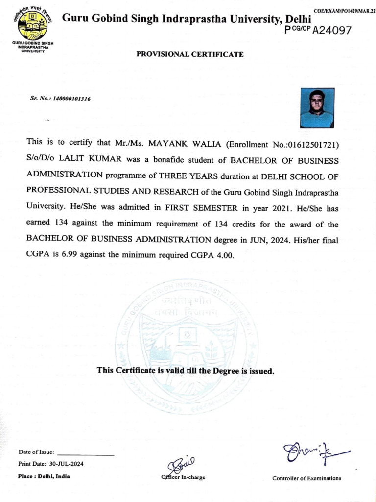 Graduation Certificate (1) | PDF
