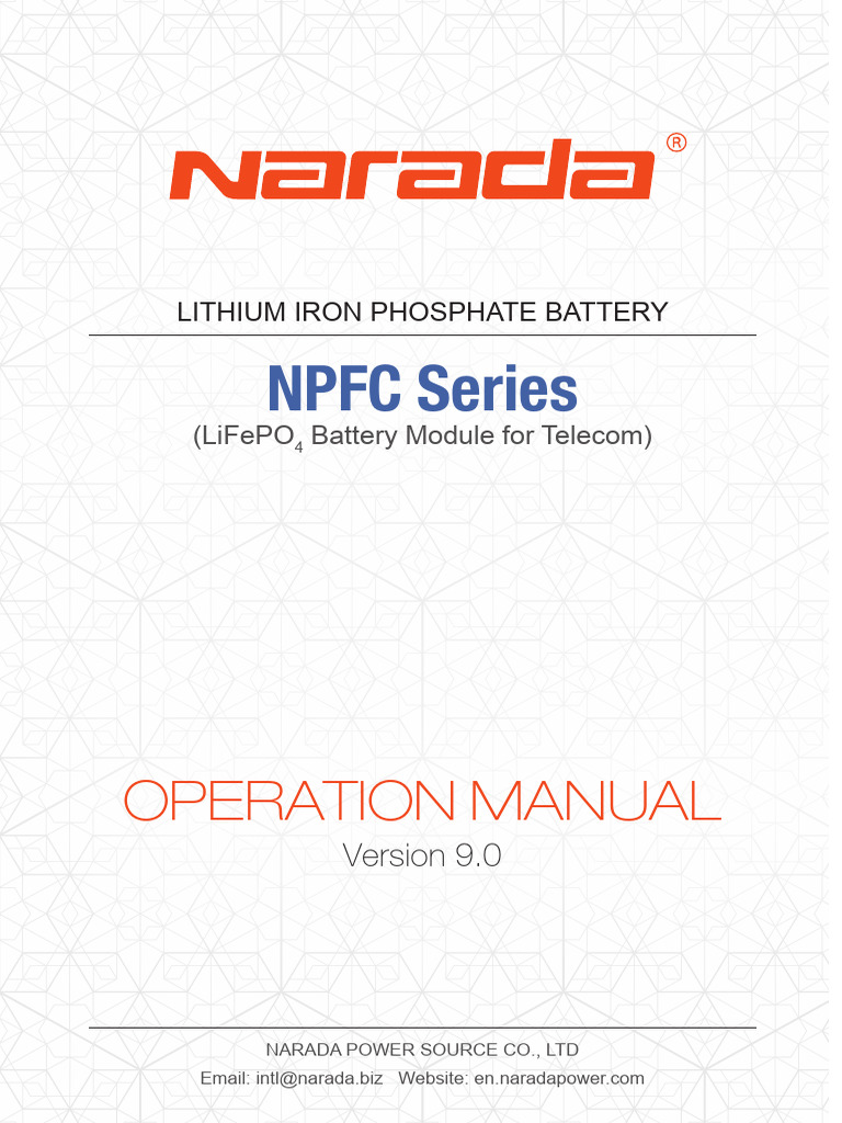NPFC Series | PDF | Rechargeable Battery | Power Supply