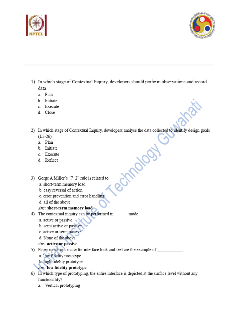 Week 2 - Assignment 2 Solution | PDF | Software Prototyping | Computing
