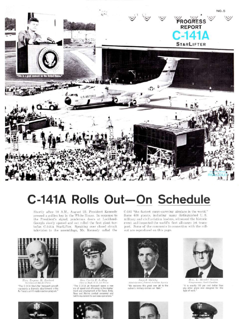 Progress Report - Lockheed C-141A Starlifter (03!10!1963) | PDF