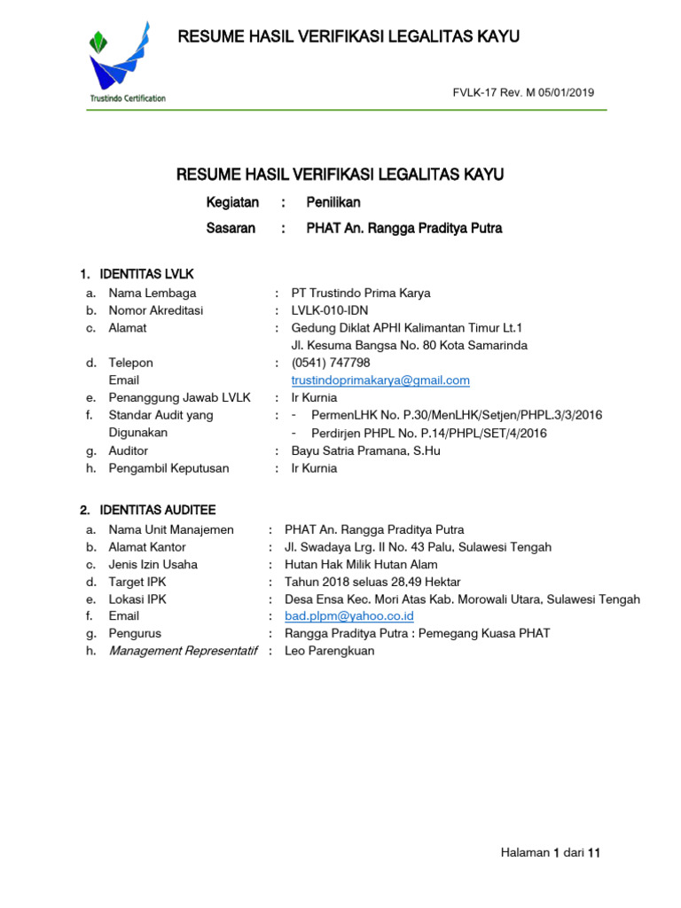 Resume Hasil Penilikan PHAT Rangga Praditya Putra | PDF
