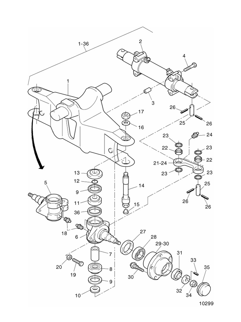 CCS Steerinmg Axle Parts List | PDF | Axle | Motor Vehicle