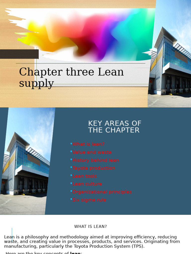 Chapter Three Lean Manufacturing | PDF | Lean Manufacturing | Waste