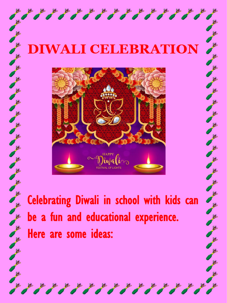 Diwali Celebration Ideas for Schools | PDF