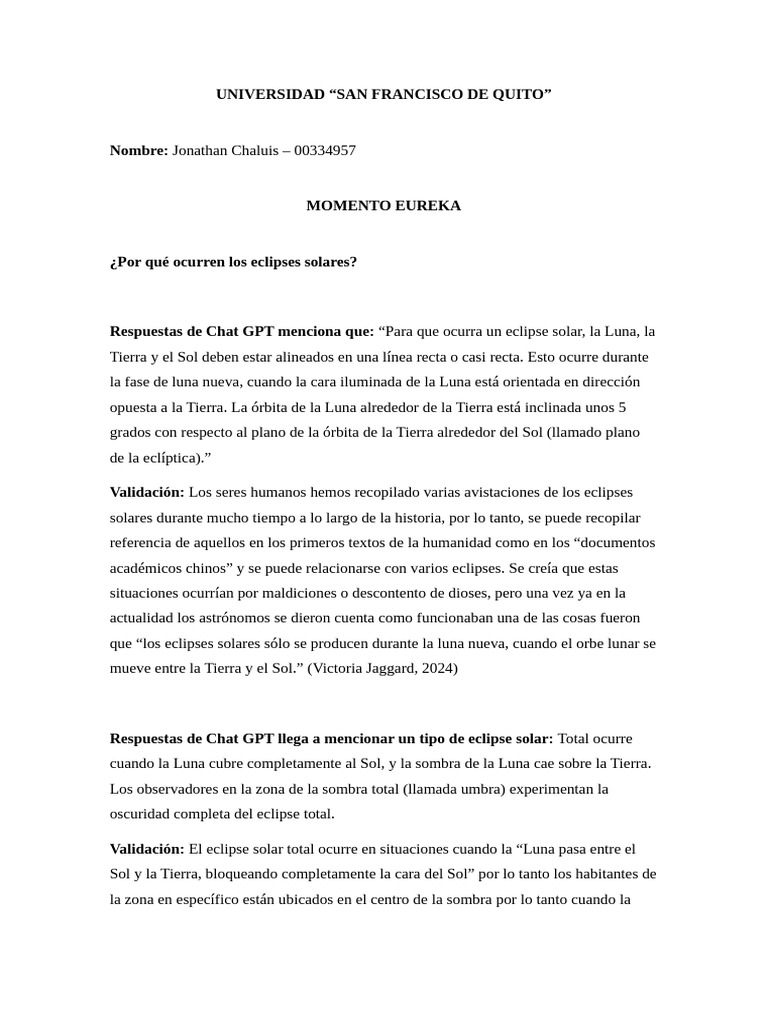 Momento Eureka 2 | PDF | Eclipse | Eclipse solar