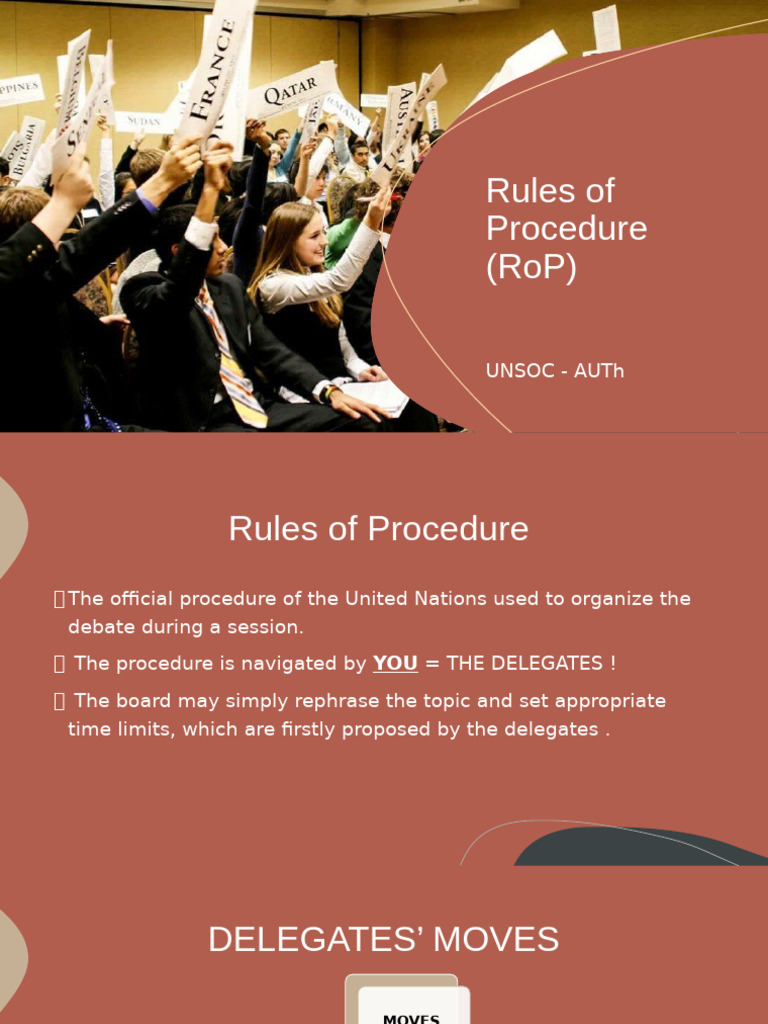 Rules of Procedure Pt. 2 | PDF | Meetings | Political Law