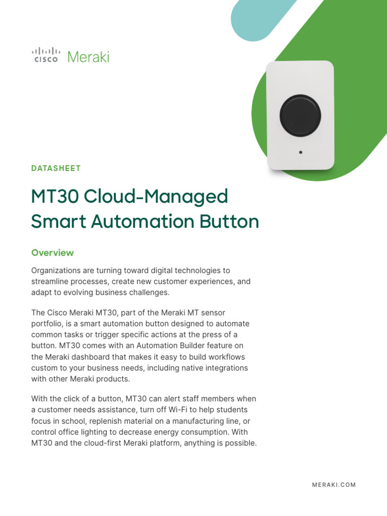 MT30 Datasheet 20220314 English | PDF | Automation | Bluetooth