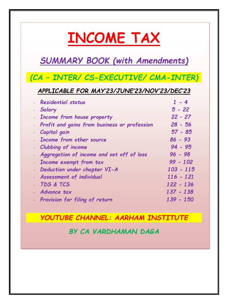 Tax Summary 2023 20 Set Color | PDF | Expense | Salary