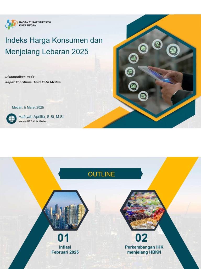 Deflasi Medan Februari 2025 Menjelang Lebaran | PDF