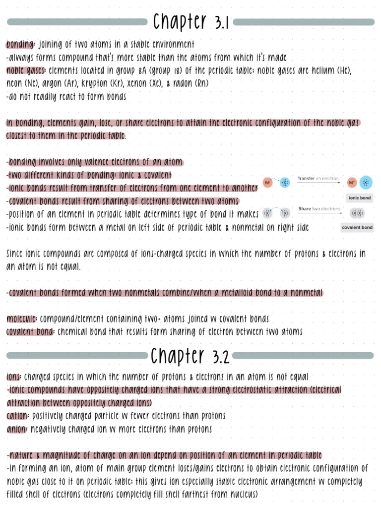 Chapter 3 - Ionic Compounds | PDF | Ion | Chemical Compounds