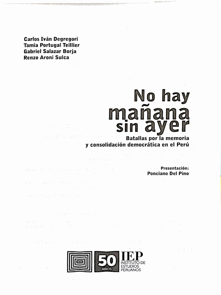 Degregori - Sobre La CVR | PDF | Perú | Justicia