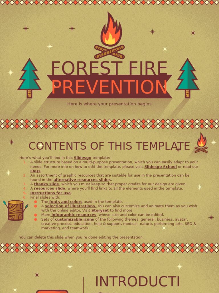 Forest Fire Prevention by Slidesgo | PDF | Planets | Sun