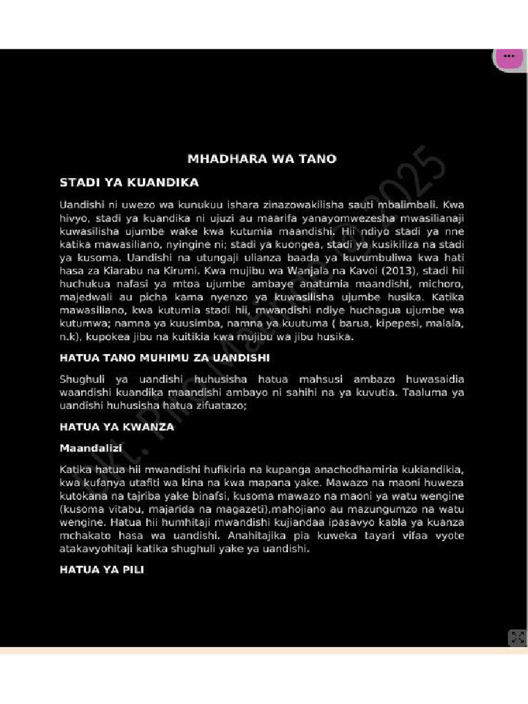Mhadhara | PDF