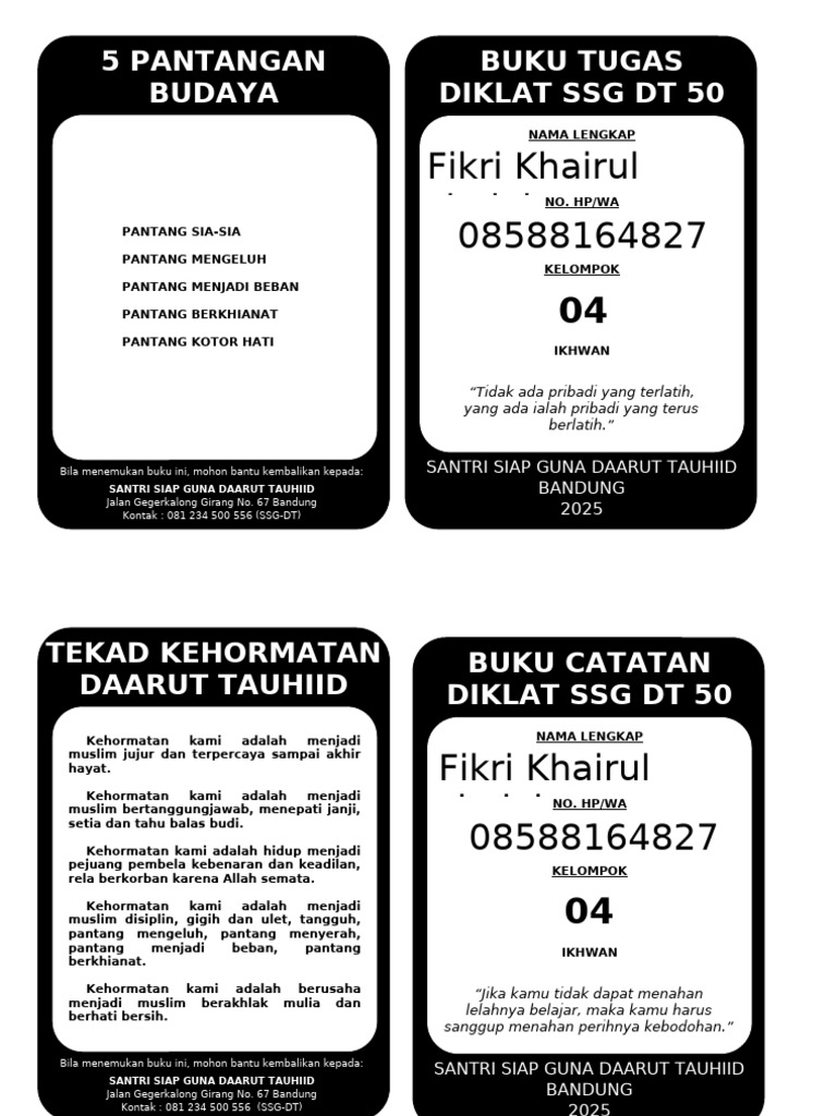 SSG DT 50_Template Sampul Buku | PDF