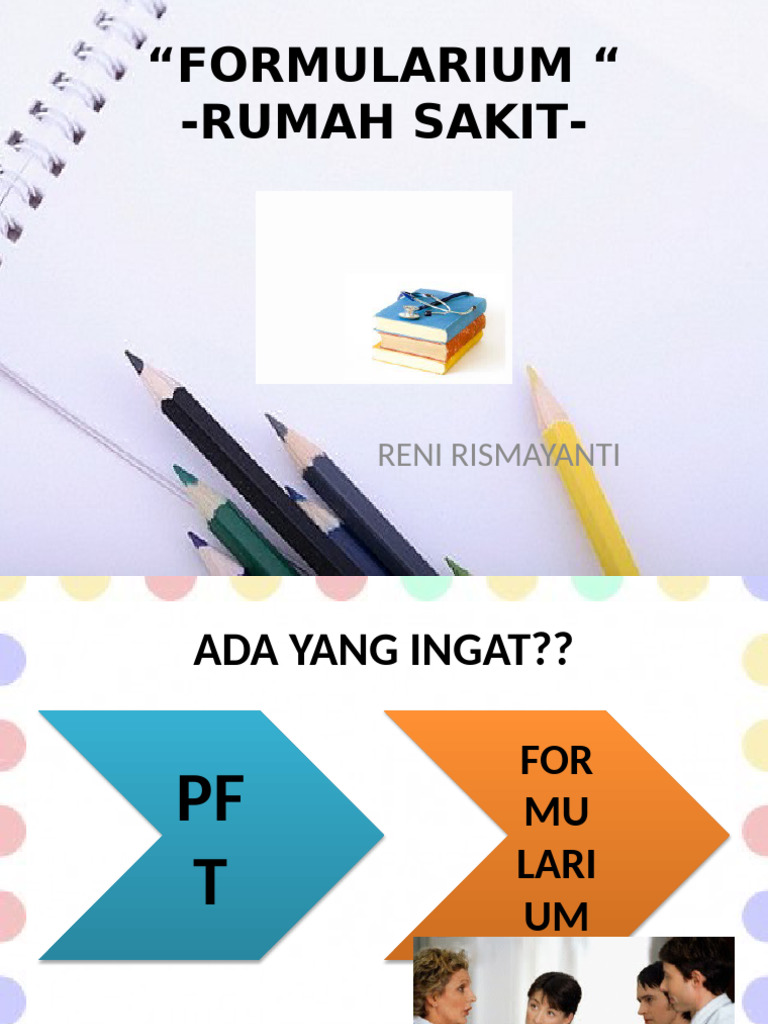 Pertemuan 5 - Formularium Rumah Sakit | PDF