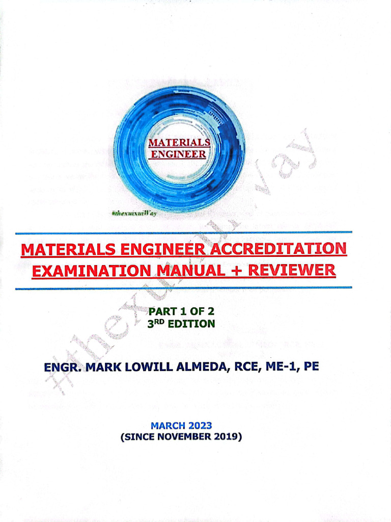 Almeda - Materials Engineer 1 of 2 | PDF