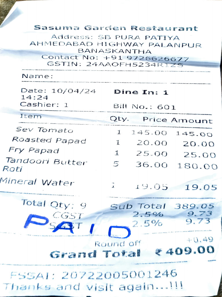 Sasuma Garden Restaurant Menu & Details | PDF