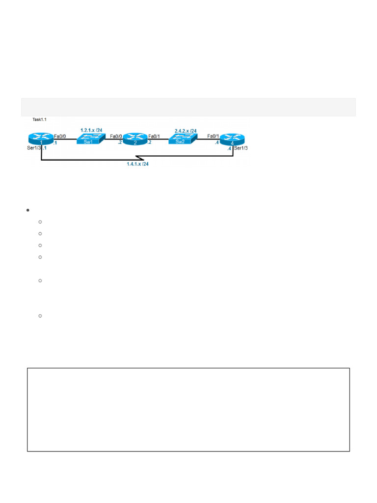 CCNP ROUTE Workbook | PDF | Router (Computing) | Computer Engineering