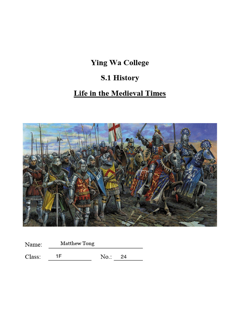 202425-S1-N4-Medieval Times - S | PDF | Feudalism | Middle Ages