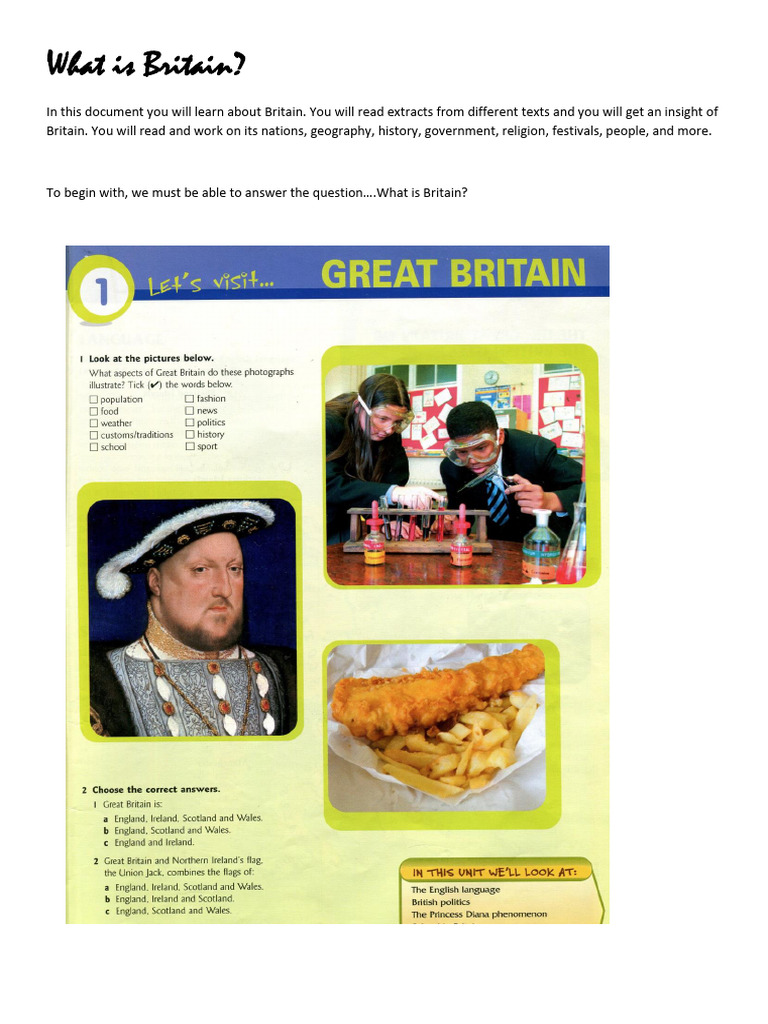 What Is Britain | PDF