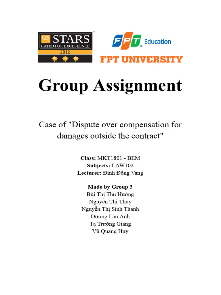 Group Assignment - Group 3 | PDF | Justice | Crime & Violence