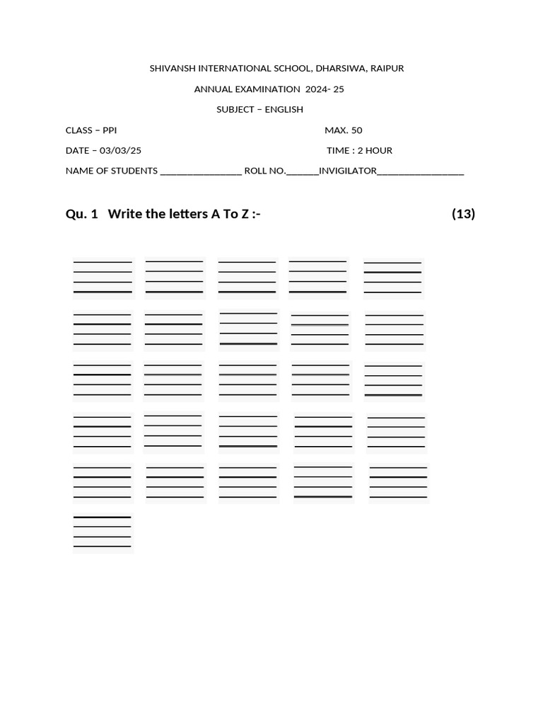 Pp1 A Annual Paper | PDF