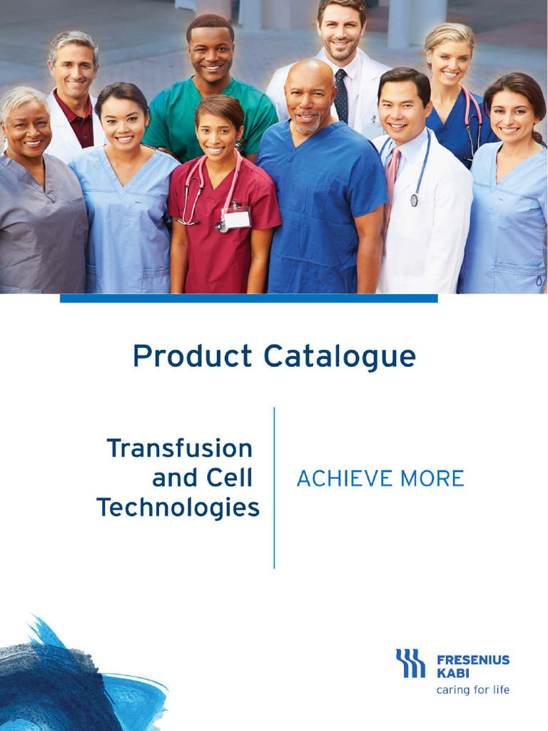 Transfusion and Cell Technologies Product Catalogu | PDF | Platelet ...